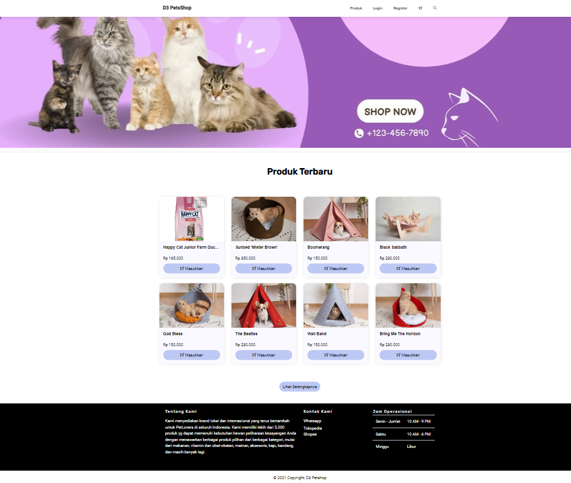 GitHub - thesantoso/D3petshop: Laravel Petshop