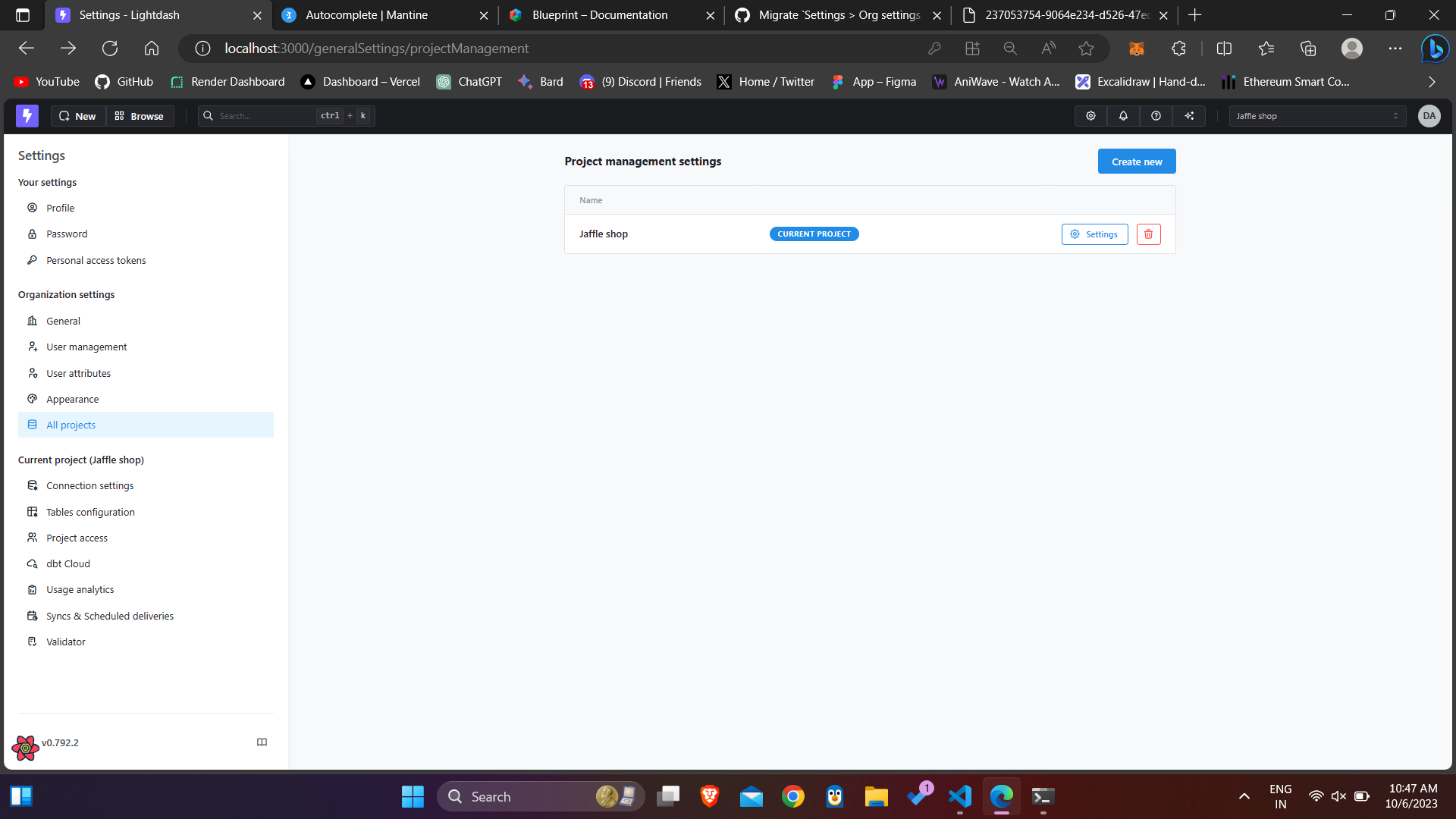 Migrate `Settings > Org settings > Integrations` from Blueprint to Mantine · Issue #5400 ...