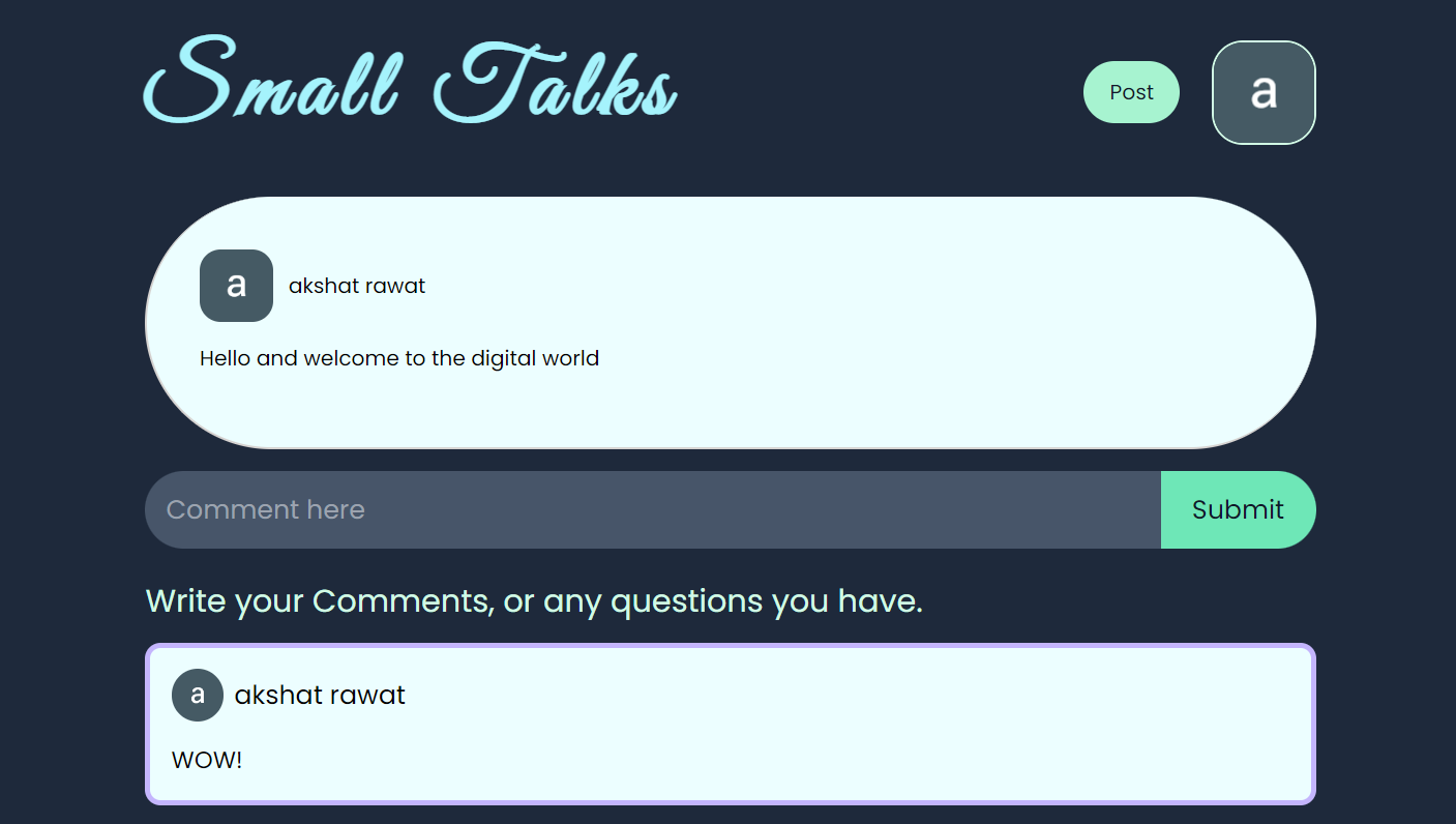 GitHub - Mat-Fraser/Small-Talks: Small-talks