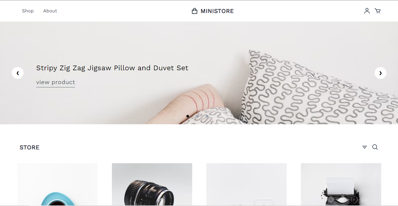 GitHub - jitencodes/ministore: Ministore - Ecommerce website design