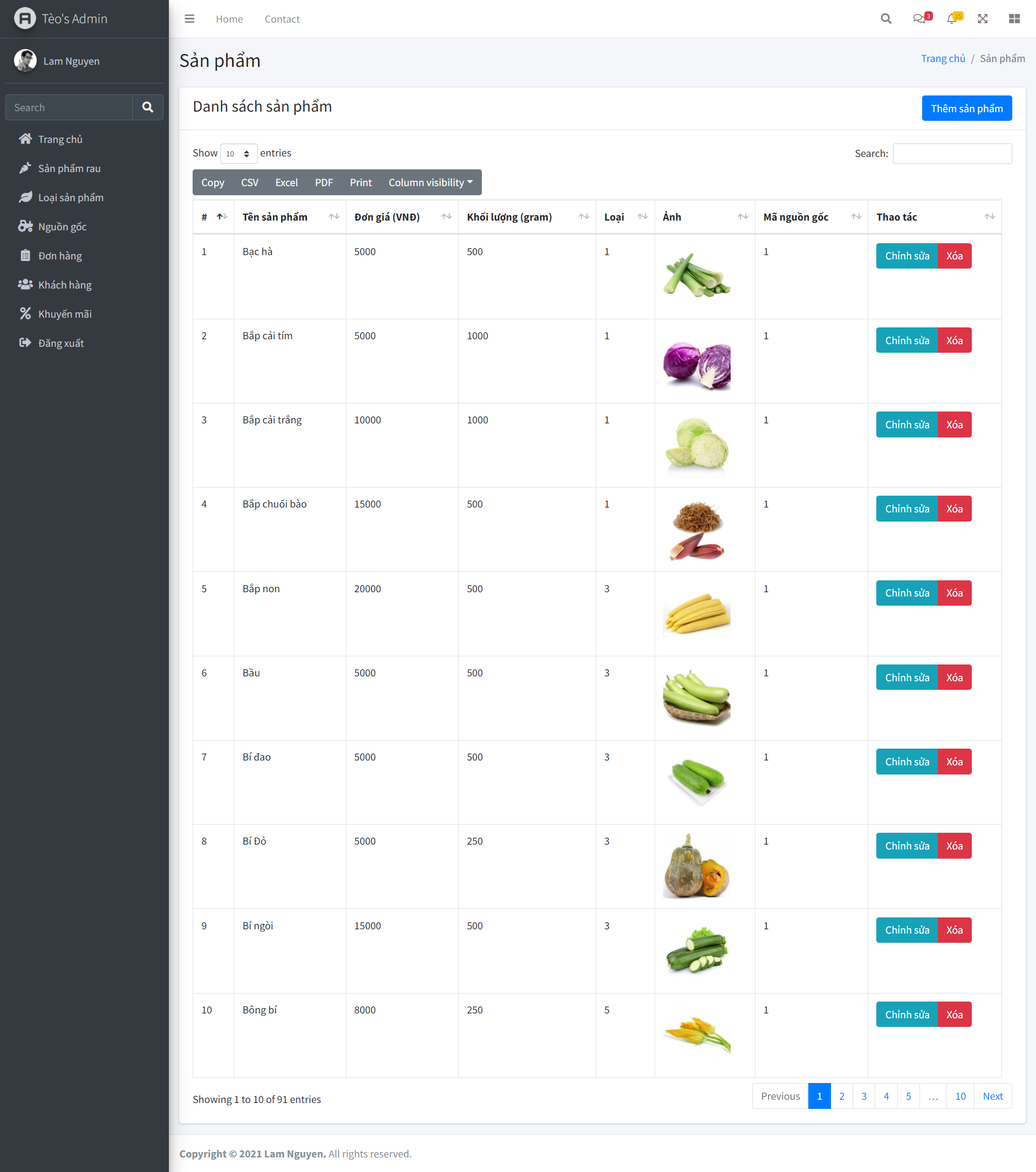 GitHub - tunglamdev/TeoStore: The e-commerce website sells fresh vegetables at the Teo store