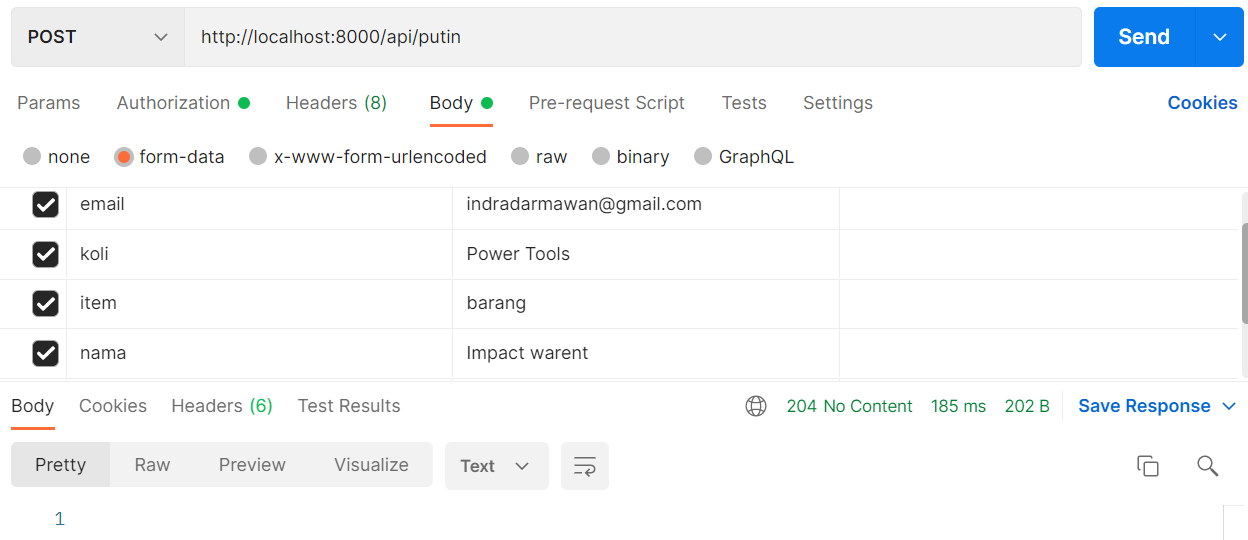 GitHub - indradarmawan2908/MyAPI: Routes : $router->post('/api/register ...