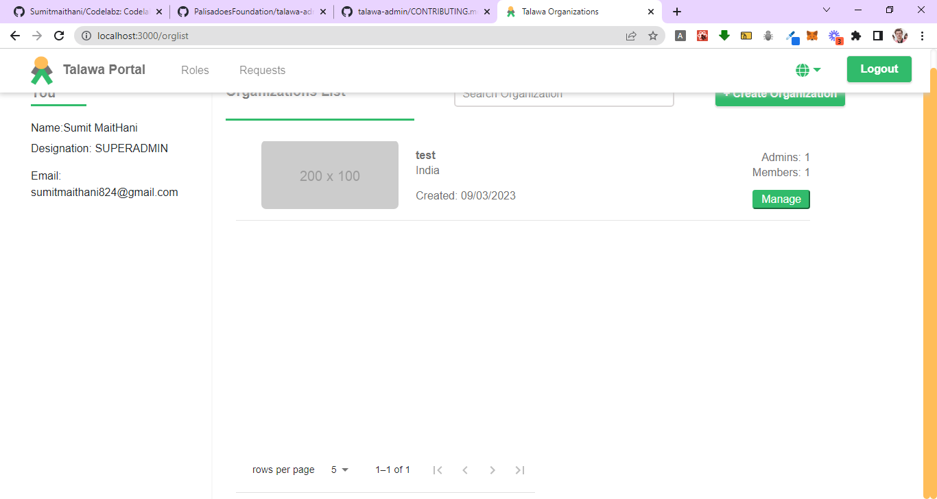 Bug Report : orglist pagination is not aligned · Issue #643 · PalisadoesFoundation/talawa-admin ...