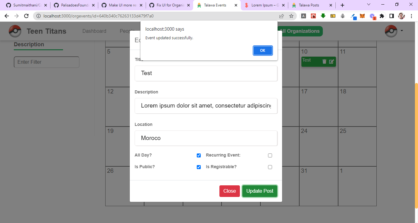 Feature Request : use of toast in place of window.alert · Issue #645 ...