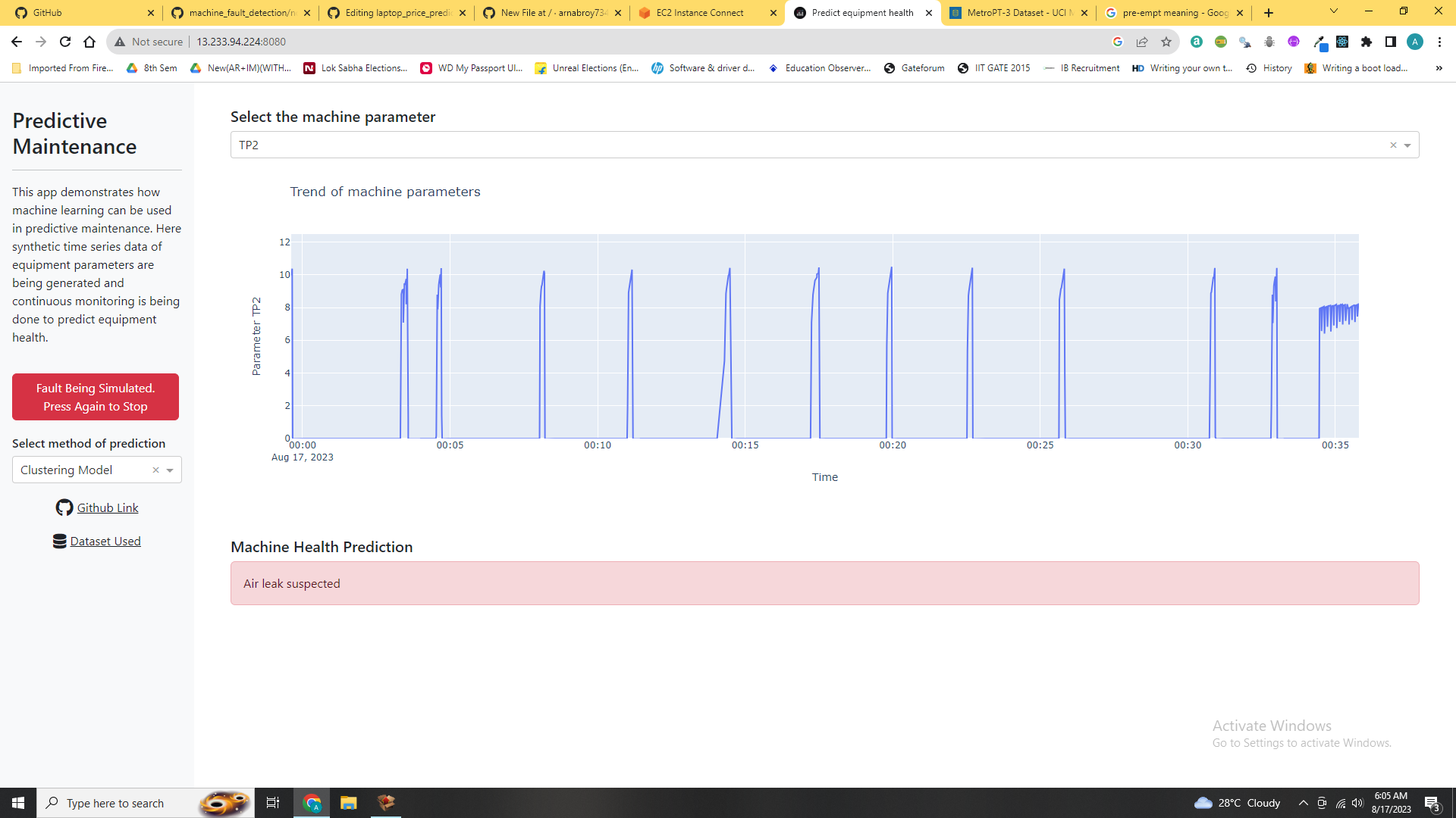 GitHub - arnabroy734/machine_fault_detection: use of machine learning technique in predictive ...