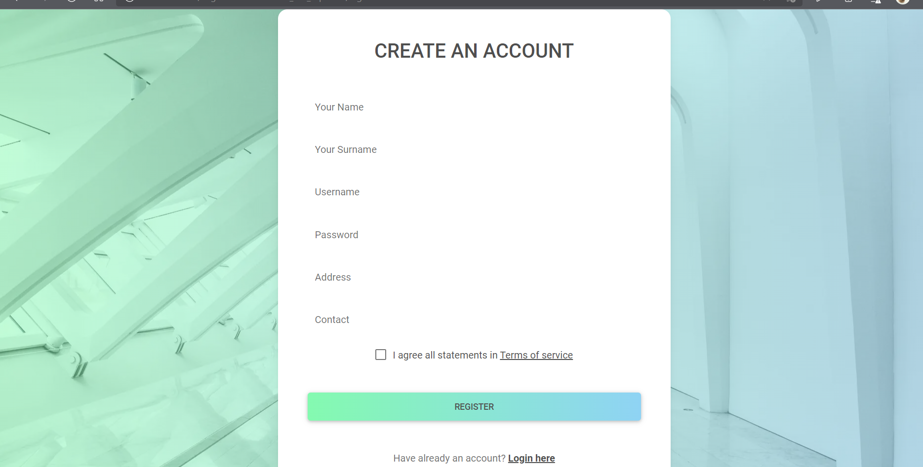 GitHub - faridtahmazov/RegistrationAndLoginForm-Basic: Simple Register, Login and Crud ...