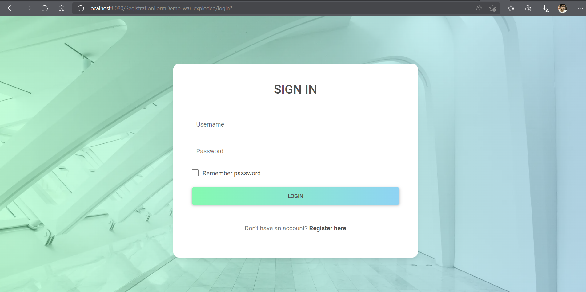 GitHub - faridtahmazov/RegistrationAndLoginForm-Basic: Simple Register ...