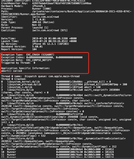 Ios App Crash On Flutterviewcontroller Alloc Initwithnibnamenil 2009