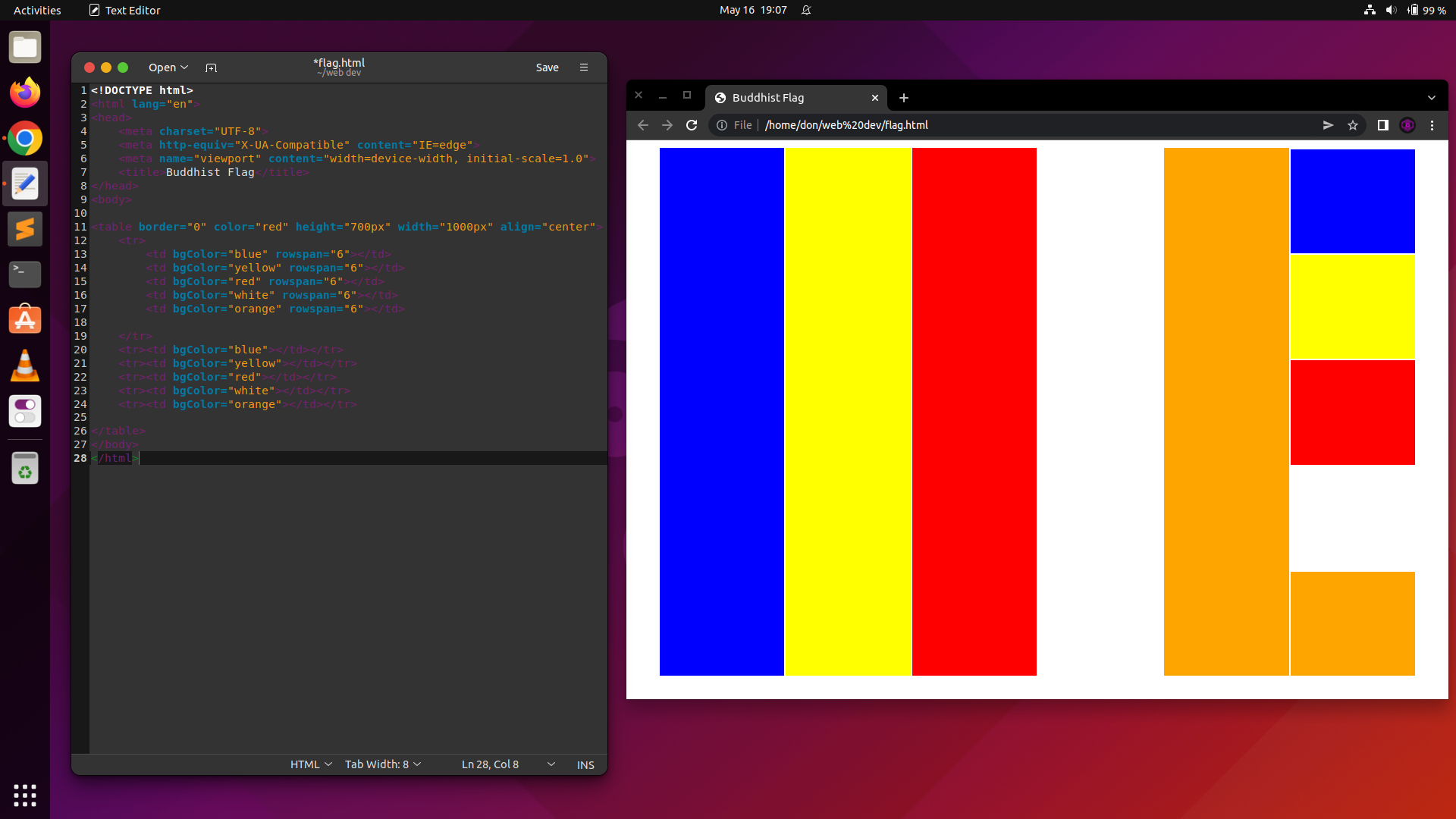 GitHub - donrandeep/buddhist-flag: ☸️Buddhist flag Created with