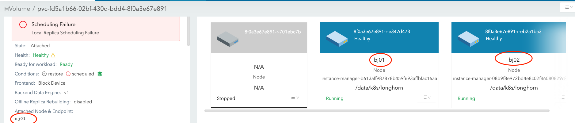 [BUG] RWX 2 Replicas UI prompt Scheduling Failure · Issue #6381 · longhorn/longhorn · GitHub