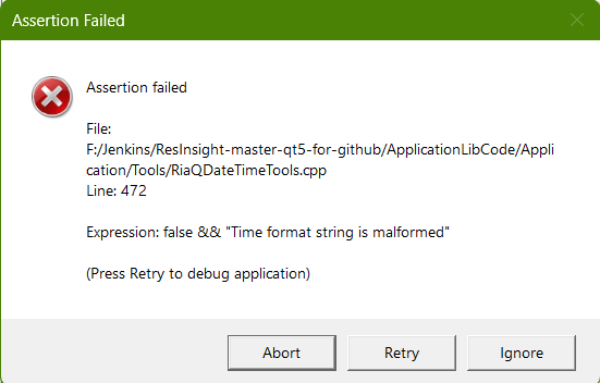Time Format String Malformed When Starting Resinsight On Windows 11 · Issue 9472 · Opm
