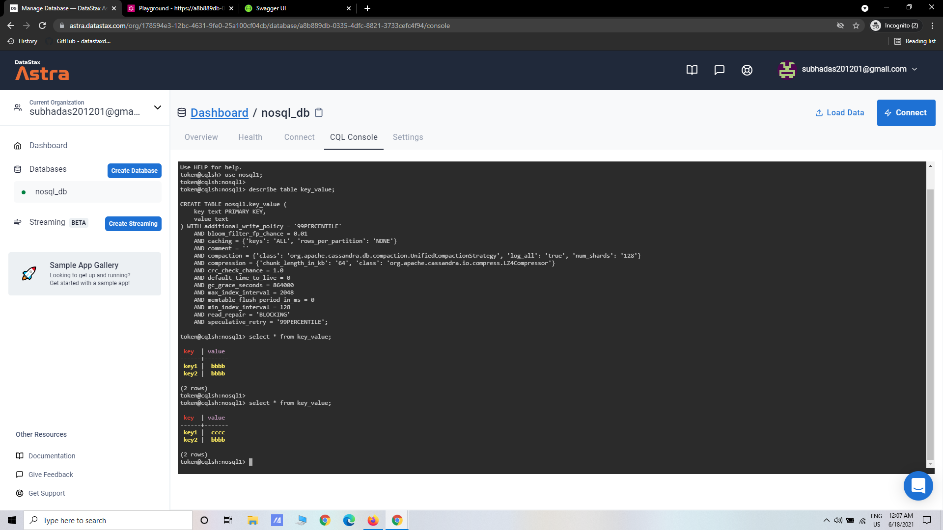 [HW] Subha Ranjan Das · Issue #190 · datastaxdevs/workshop-introduction-to-nosql · GitHub