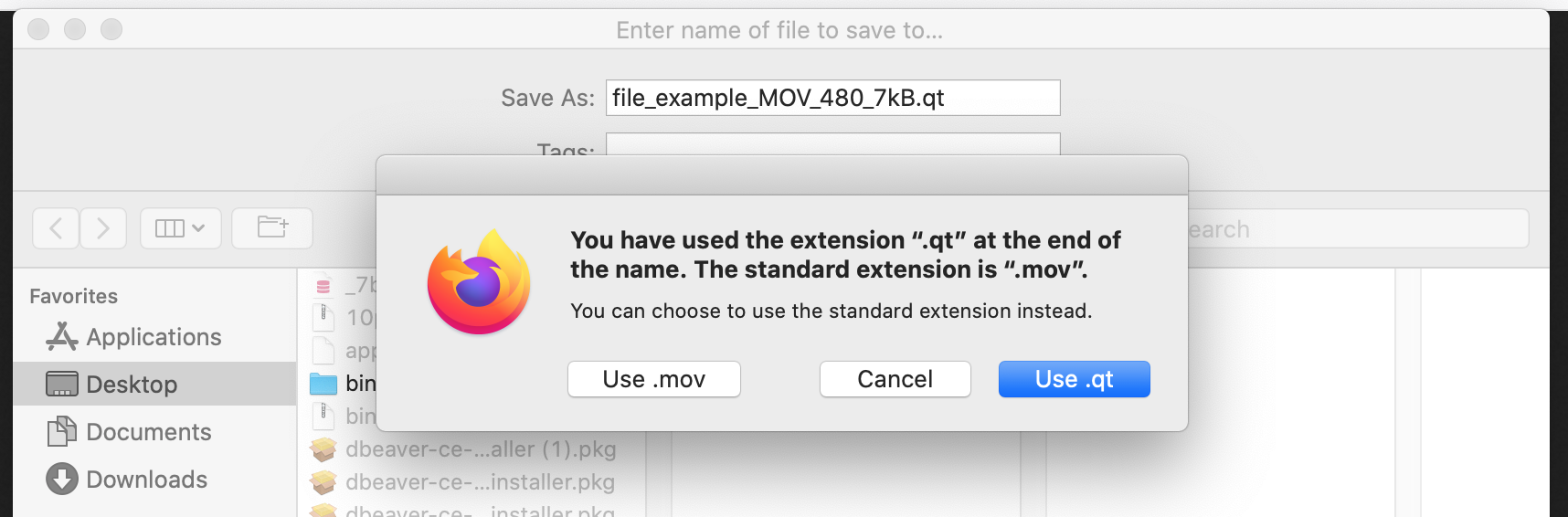 video/quicktime should map to .mov, not .qt · Issue #86 · jshttp/mime-db · GitHub