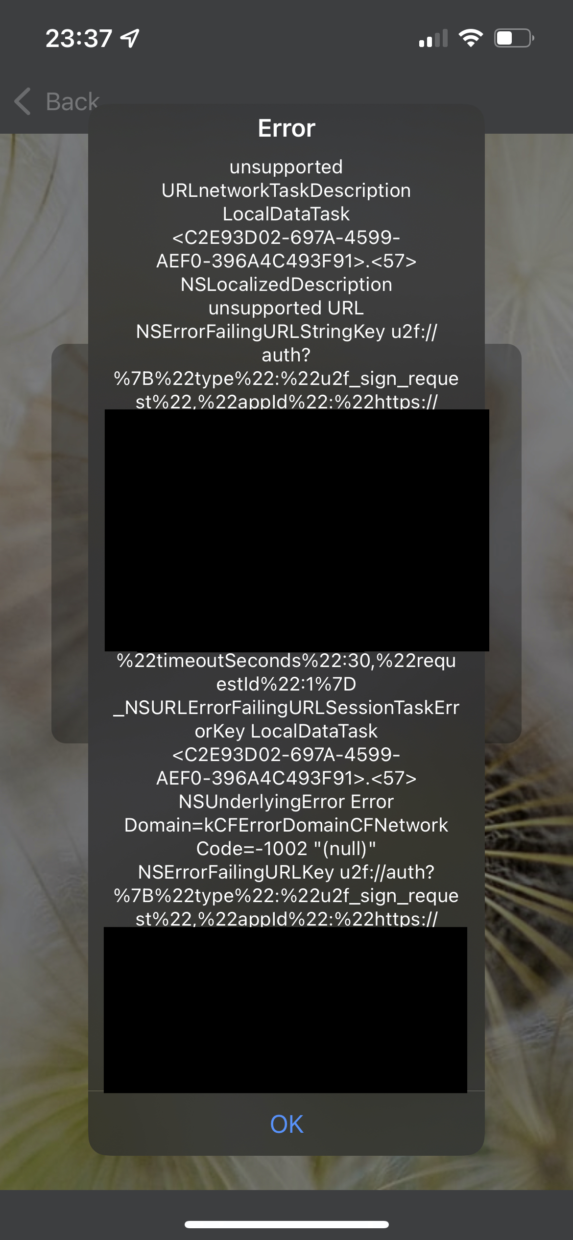 U2F Authentication throws unsupported URLNetworkTaskDescription Error · Issue #1724 · nextcloud ...
