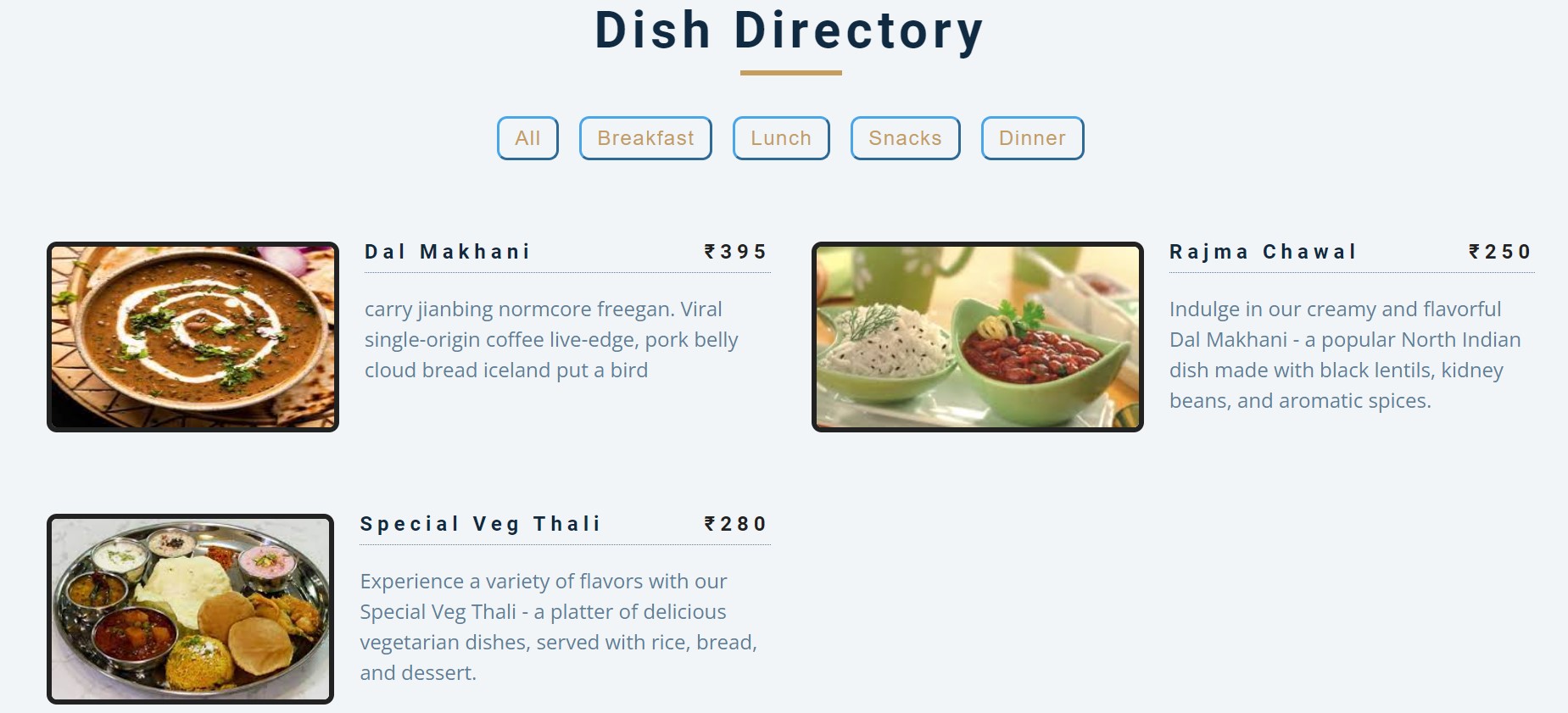 GitHub - akash12singh/Dish-Directory: Dish Directory project is a website that showcases a menu ...