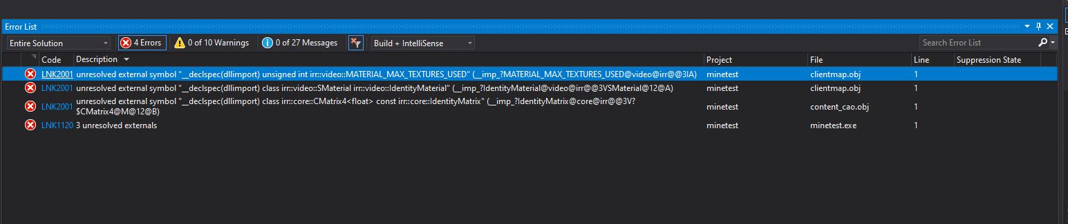 VS 2019 compile error · Issue #11363 · luanti-org/luanti · GitHub