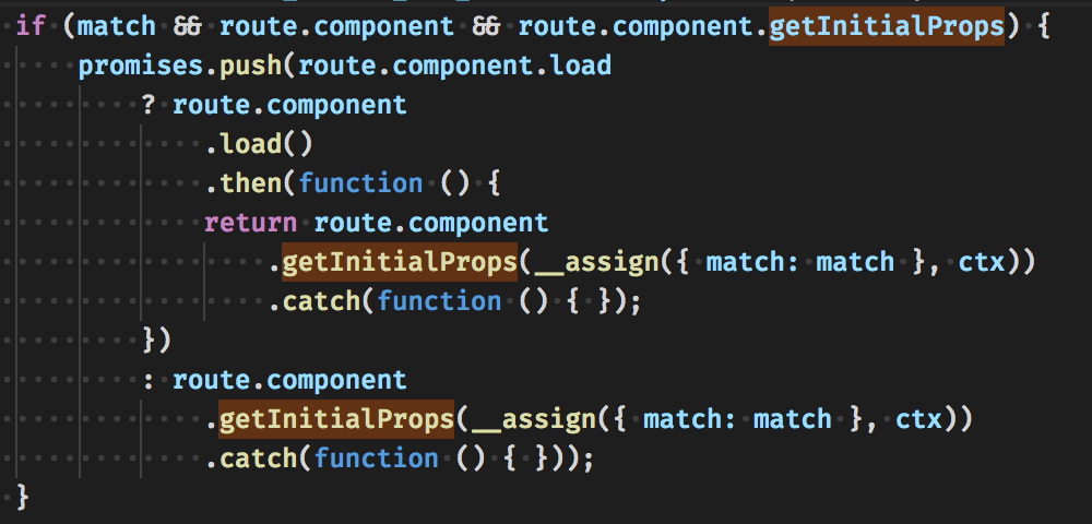 SSR doesn't support getInitialProps to be synchronous · Issue #255 · jaredpalmer/after.js · GitHub