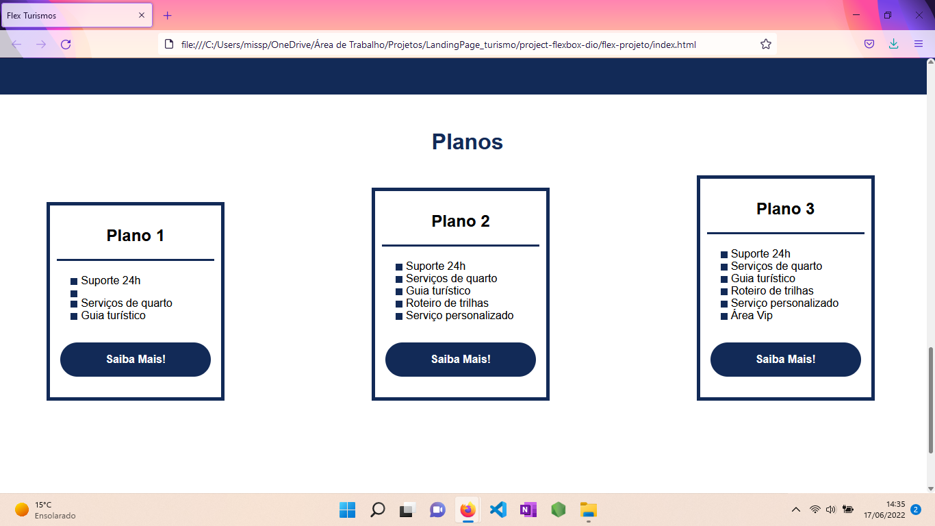 GitHub - Jessica-Vieira/LandingPage_Turismo: Landing page focada em Flexbox