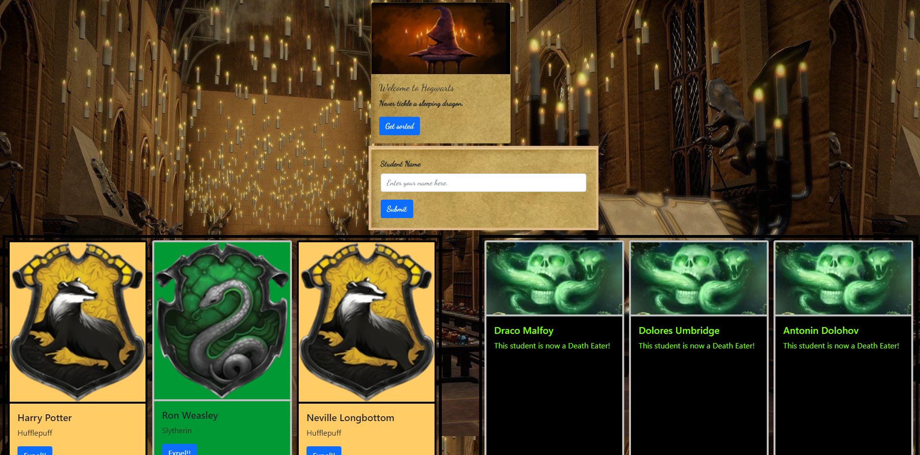GitHub - pmpurcell/sorting-hat