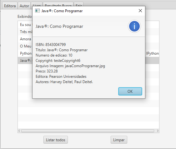 GitHub - caiovpsilveira/Biblioteca: Aplicação Java que simula um ...