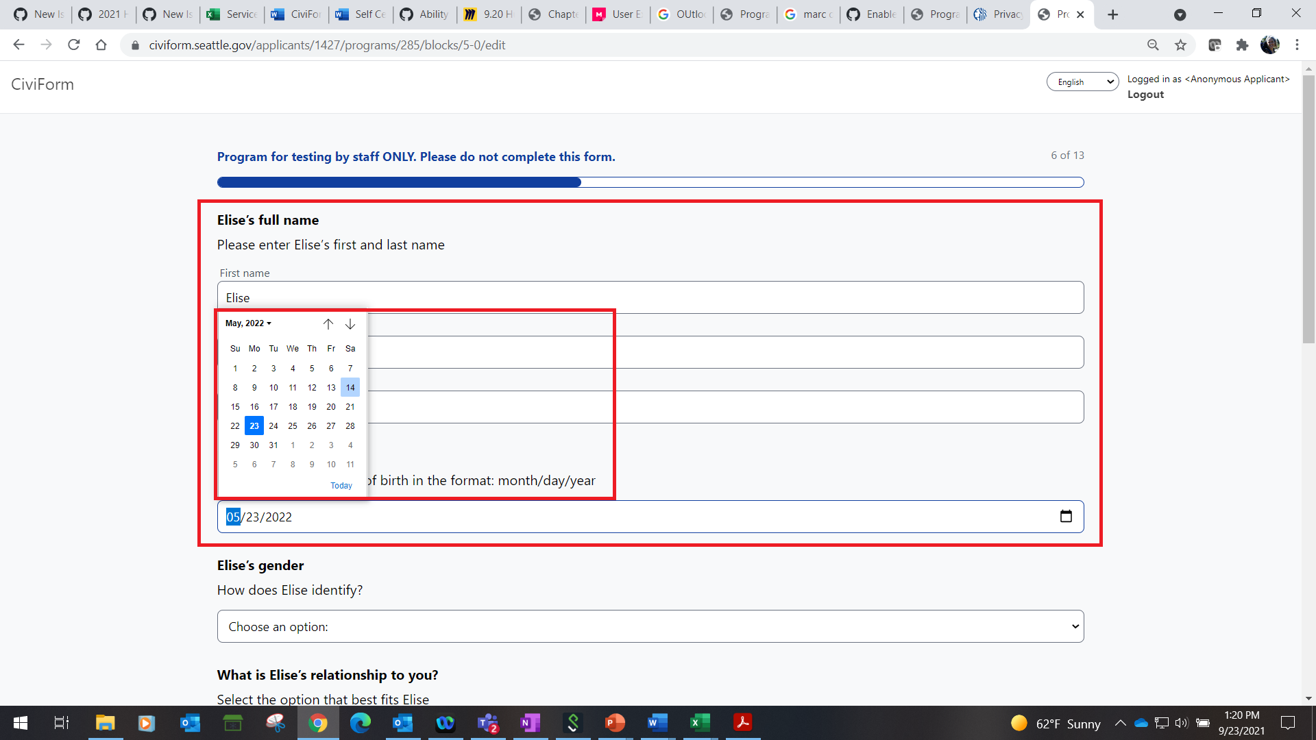 Able to enter a birth date into the future · Issue #1625 · civiform ...
