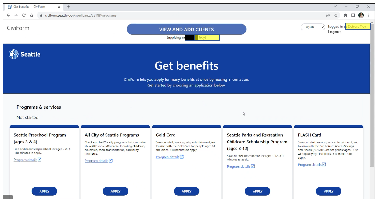 Hidden programs are inaccessible for TI Clients · Issue #4495 · civiform/civiform · GitHub