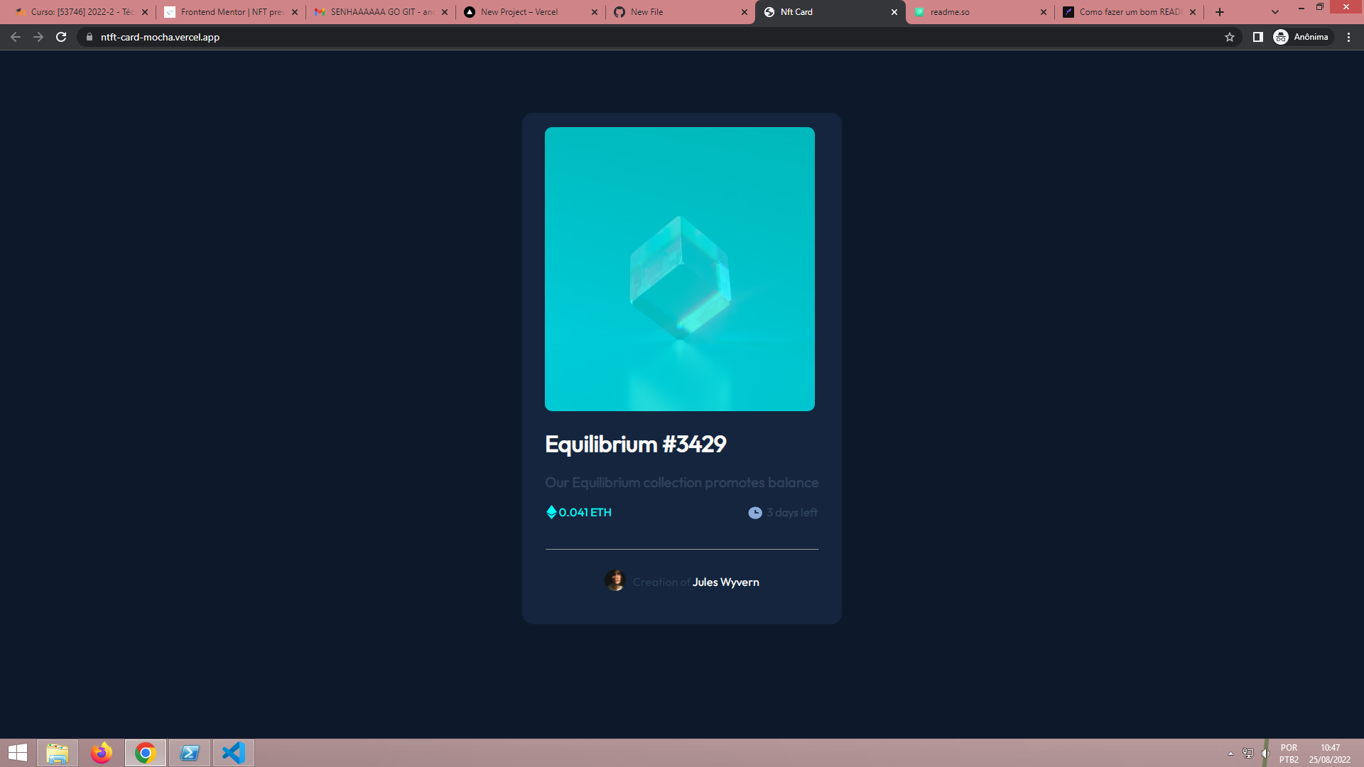 GitHub - andredochute/ntft-card