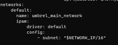 Syntax error in root docker-compose.yml file preventing application specific logs and causing ...