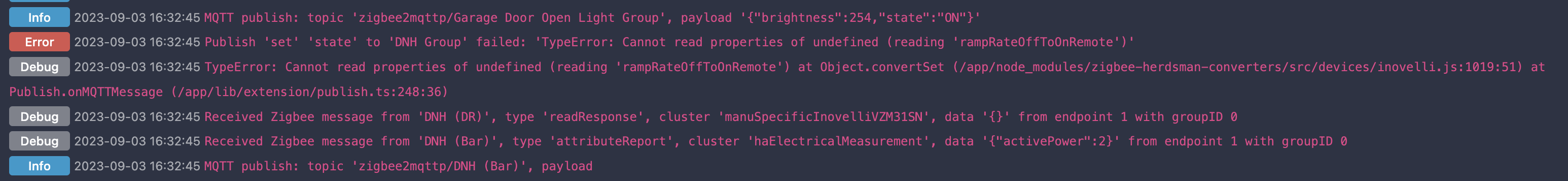 Setting The State Of Groups Containing Inovelli Blue Switches Result In Ramprateofftoonremote 