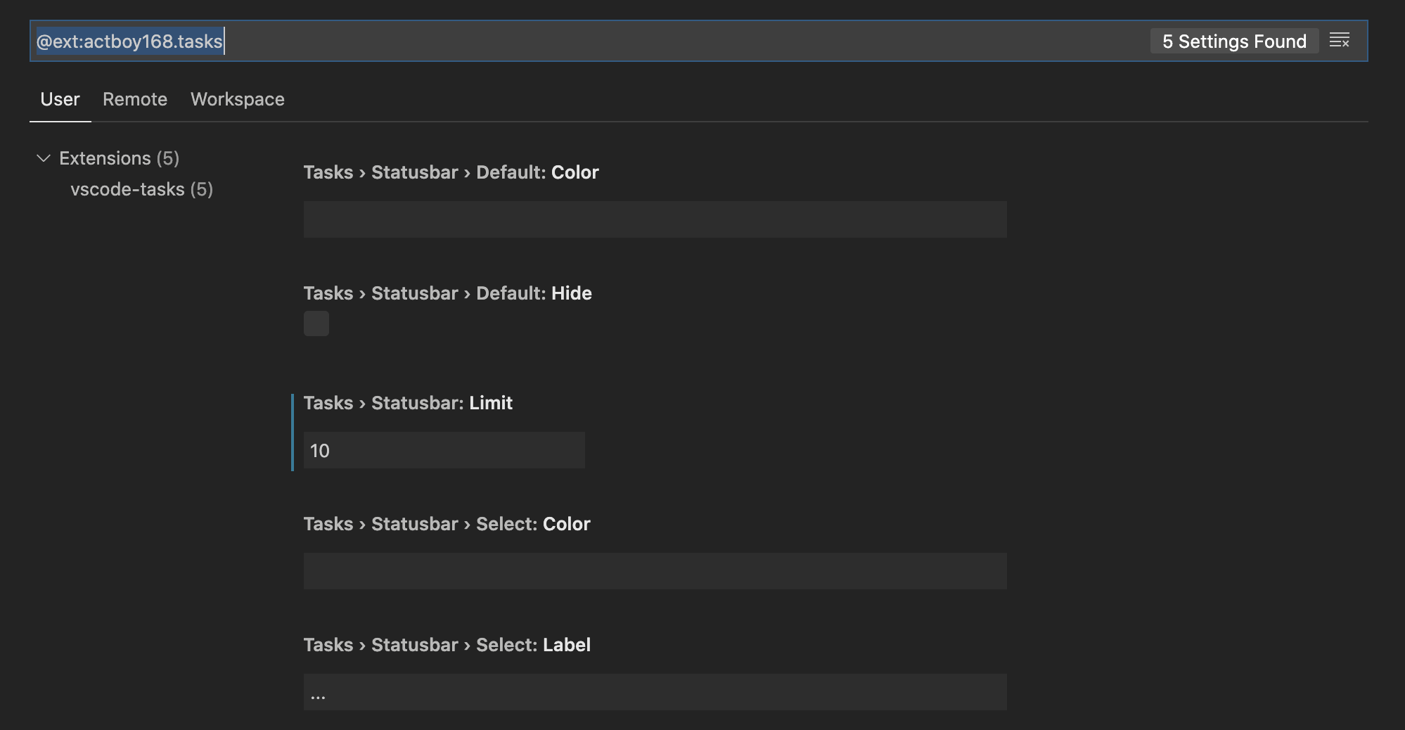 Can T Access Settings For Extensions That Don T Specify A Title For Their Settings In Package