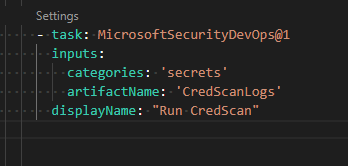 Pipeline task 'MicrosoftSecurityDevOps@1' fails to detect the Secrets/passwords in Python files ...