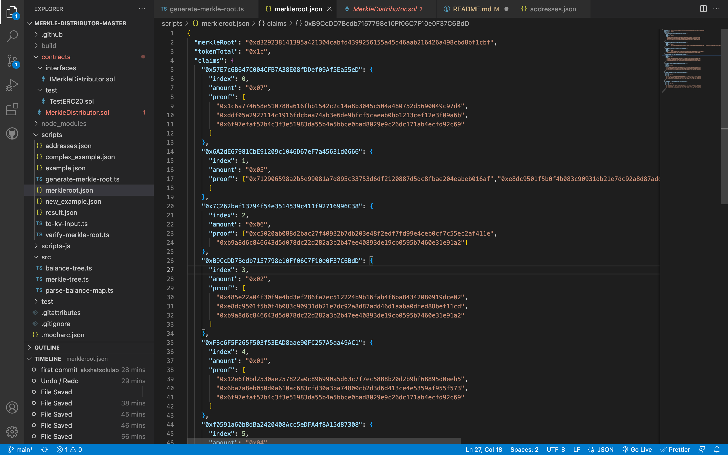 GitHub - AKSHAT-SHAH-04/UniSwapMerkleDistributor
