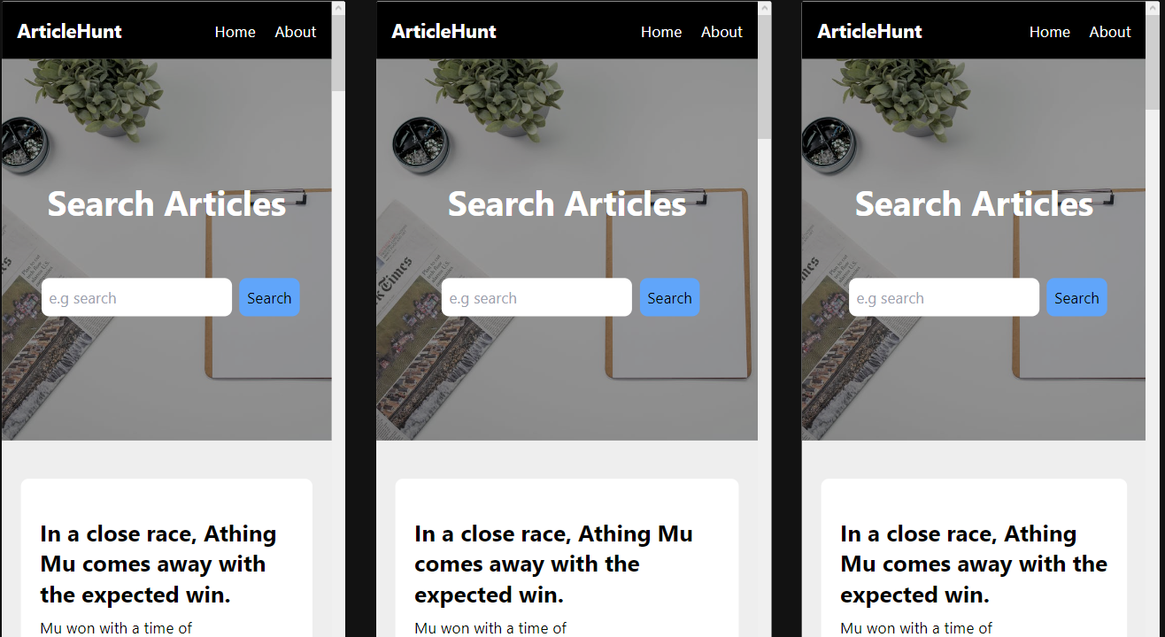 GitHub - Vivekyd6/Article-Hunt: This is an Article serving web apps which will shows the recent ...