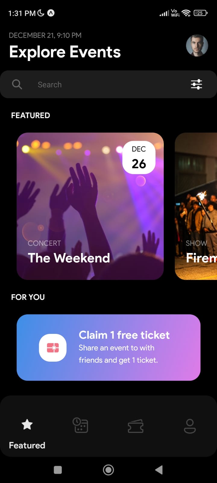 GitHub - fairyy7/Event-Booking-App: This code is for event booking app using react native. It ...