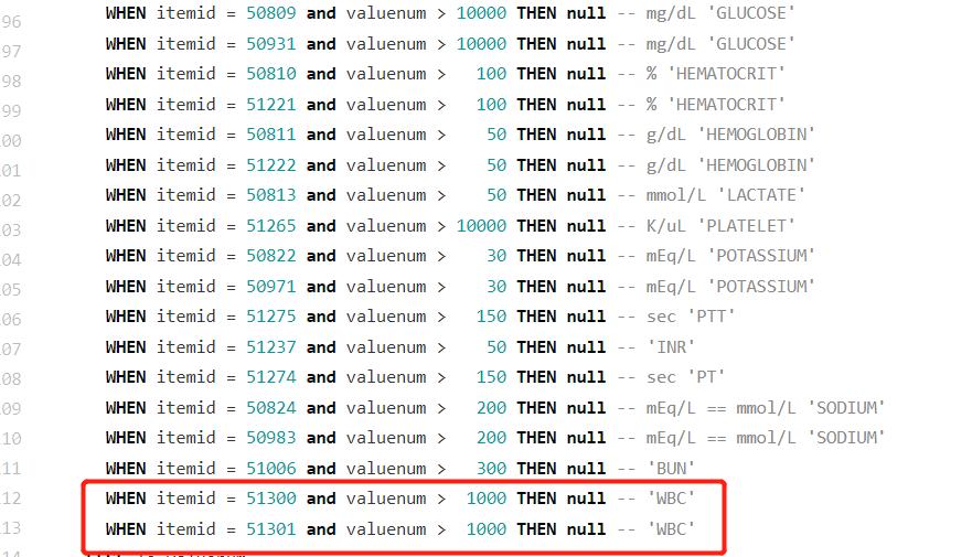 Questions about the WBC itemid in mimiciv? · Issue #1117 · MIT-LCP/mimic-code · GitHub
