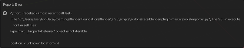 2.9.3 - "TypeError: '_PropertyDeferred' object is not iterable" · Issue ...