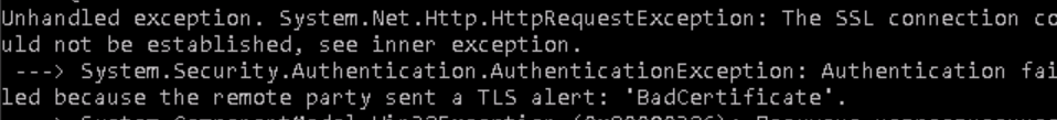 Tls Handshake Fails On Client But Works On Webrequest · Issue 87571 · Dotnetruntime · Github 2856