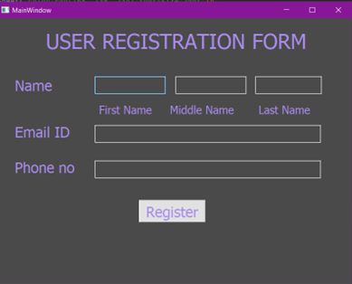 GitHub - PurpleVen/RegistrationGUI: Registration GUI with db connection ...