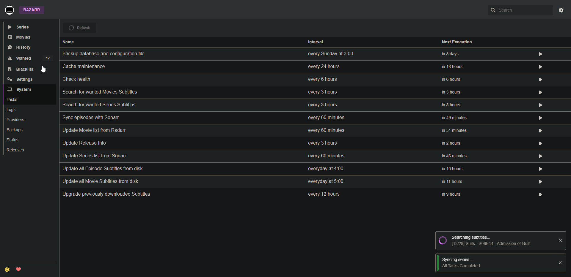 Bazarr constantly syncing episodes · Issue #1969 · morpheus65535/bazarr · GitHub
