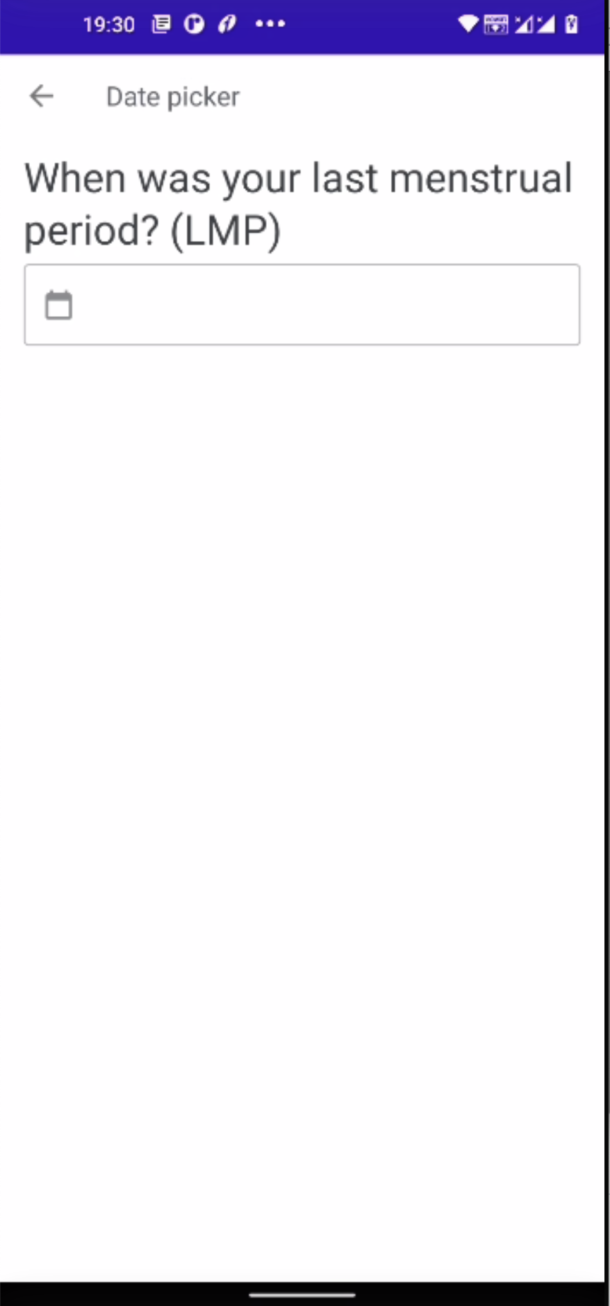 Catalog, date picker component workflow. · Issue #1045 · google/android-fhir · GitHub