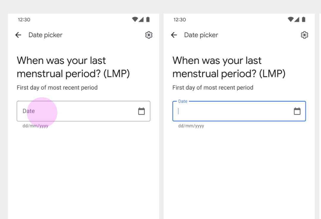 Datacapture, add label, leading icon and helper text to the textfields in sdc widgets. · Issue ...