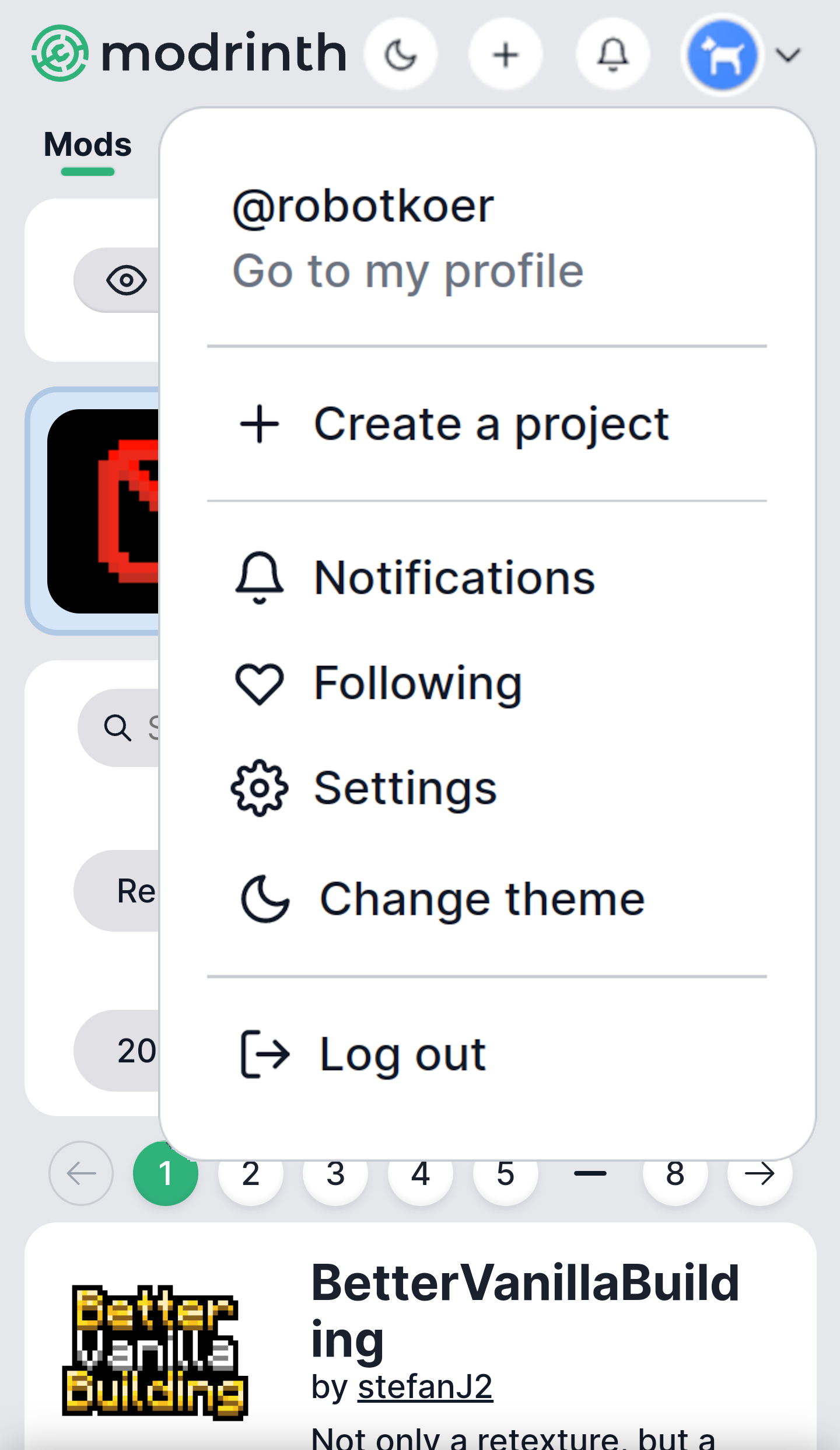 More efficient mobile layout · Issue #659 · modrinth/knossos · GitHub