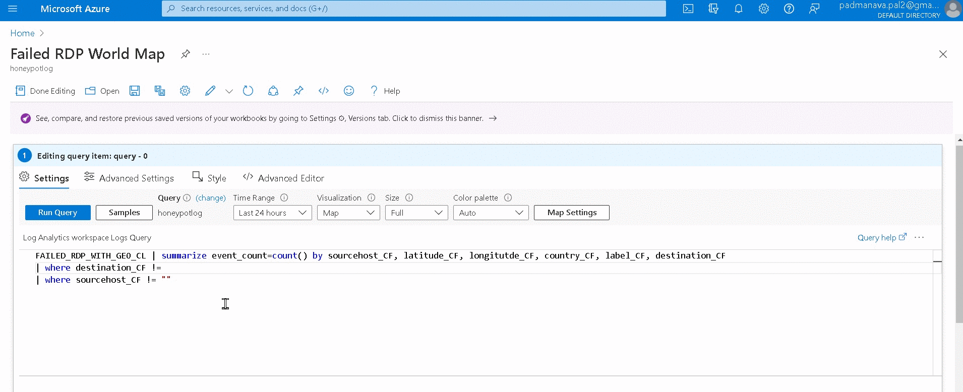 GitHub - HellThrall2000/SIEM-RDP_WORLDMAP: Setting up Azure Sentinel SIEM and connecting it to a ...