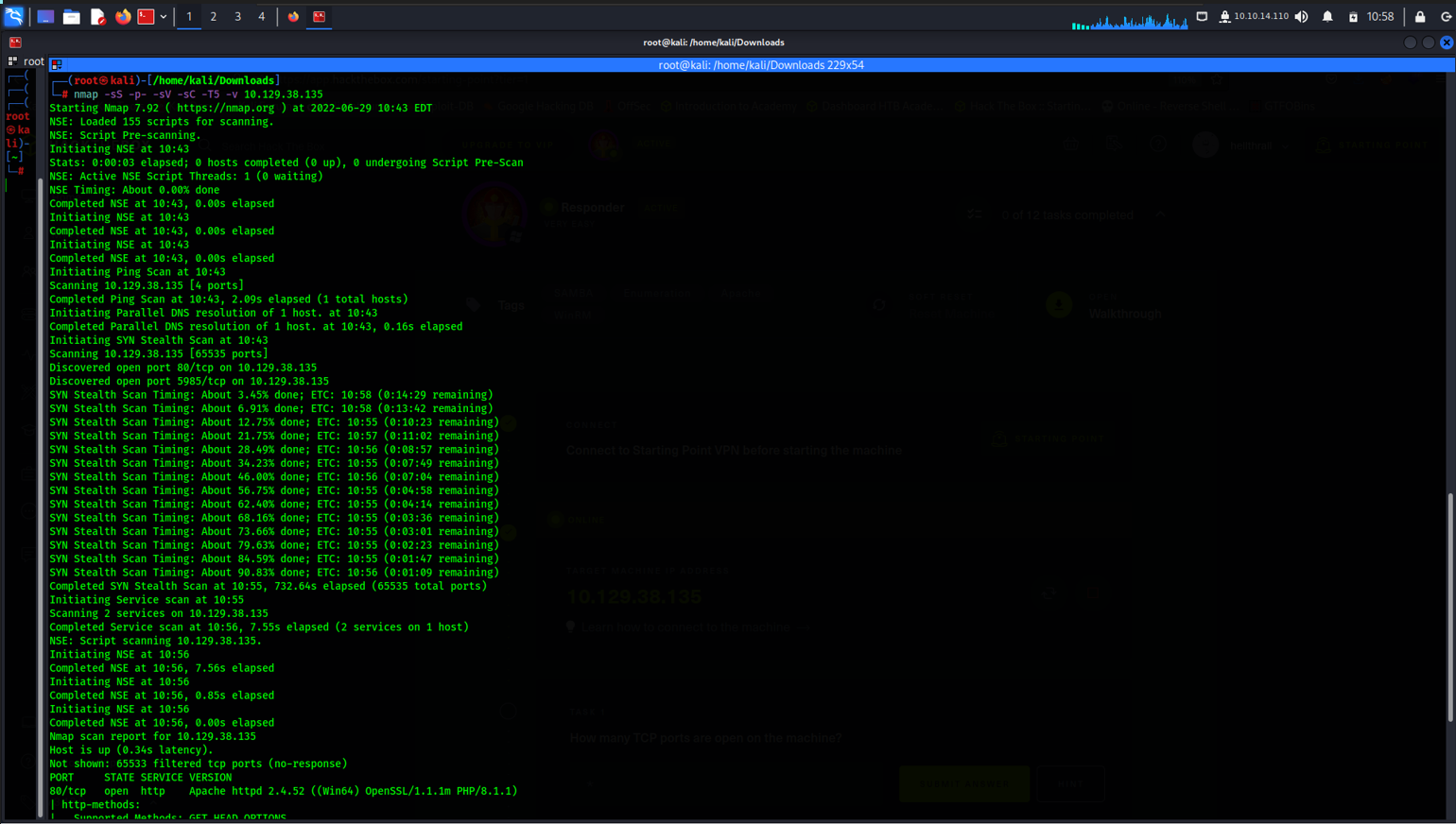 GitHub - HellThrall2000/CTF-Report-HackTheBox: Capturing flag in a machine using Kali Linux and ...