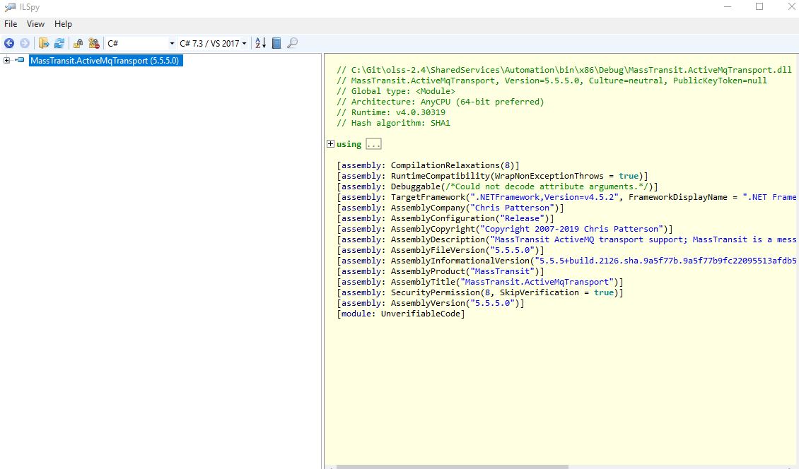 MassTransit.ActiveMqTransport doesn't have a strong name · Issue #1532 · MassTransit/MassTransit ...