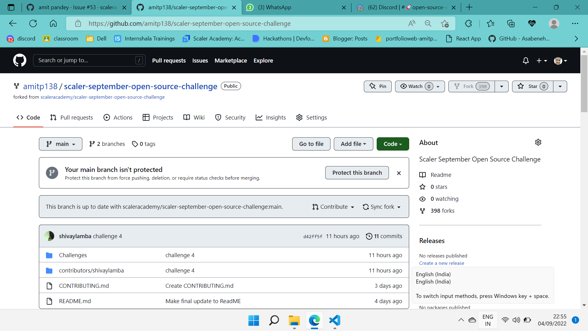 amit pandey · Issue #53 · scaleracademy/scaler-september-open-source-challenge-2022 · GitHub