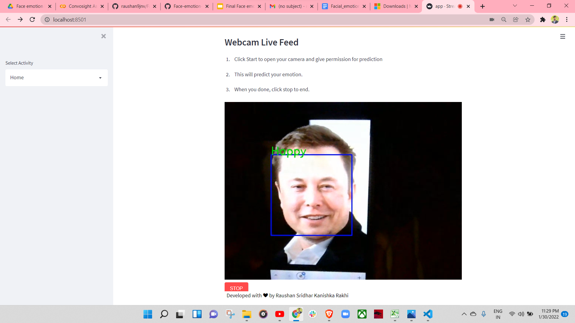 GitHub - CodeWithSridhar/Live-Class-Monitoring-System-Face-Emotion ...