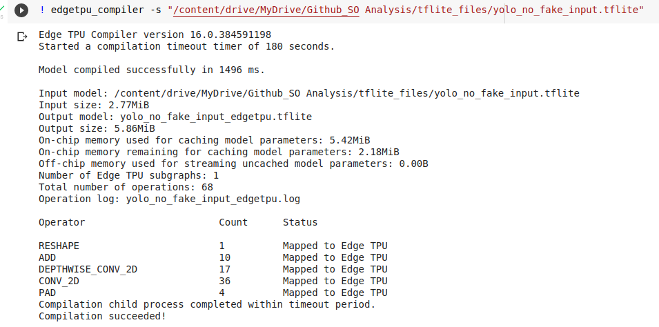 Compiler produce large output model · Issue #321 · google-coral/edgetpu · GitHub