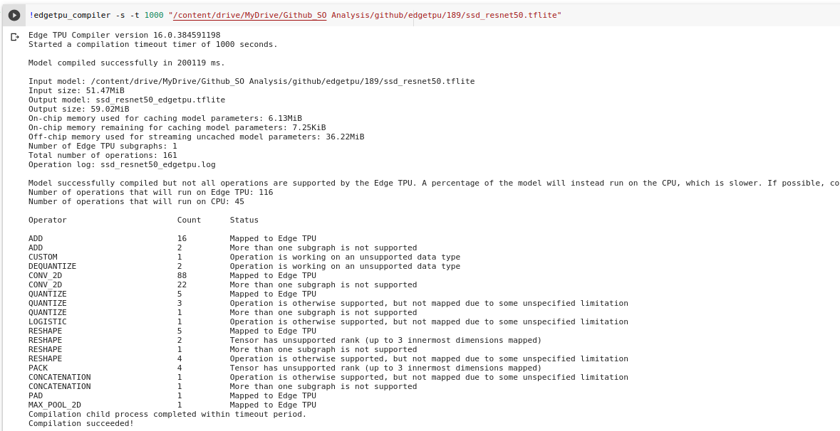 Internal compiler error. Aborting! · Issue #189 · google-coral/edgetpu · GitHub
