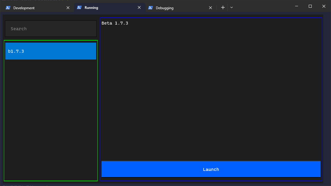 GitHub - mudkipdev/mineterm: A simple Minecraft launcher for the terminal.